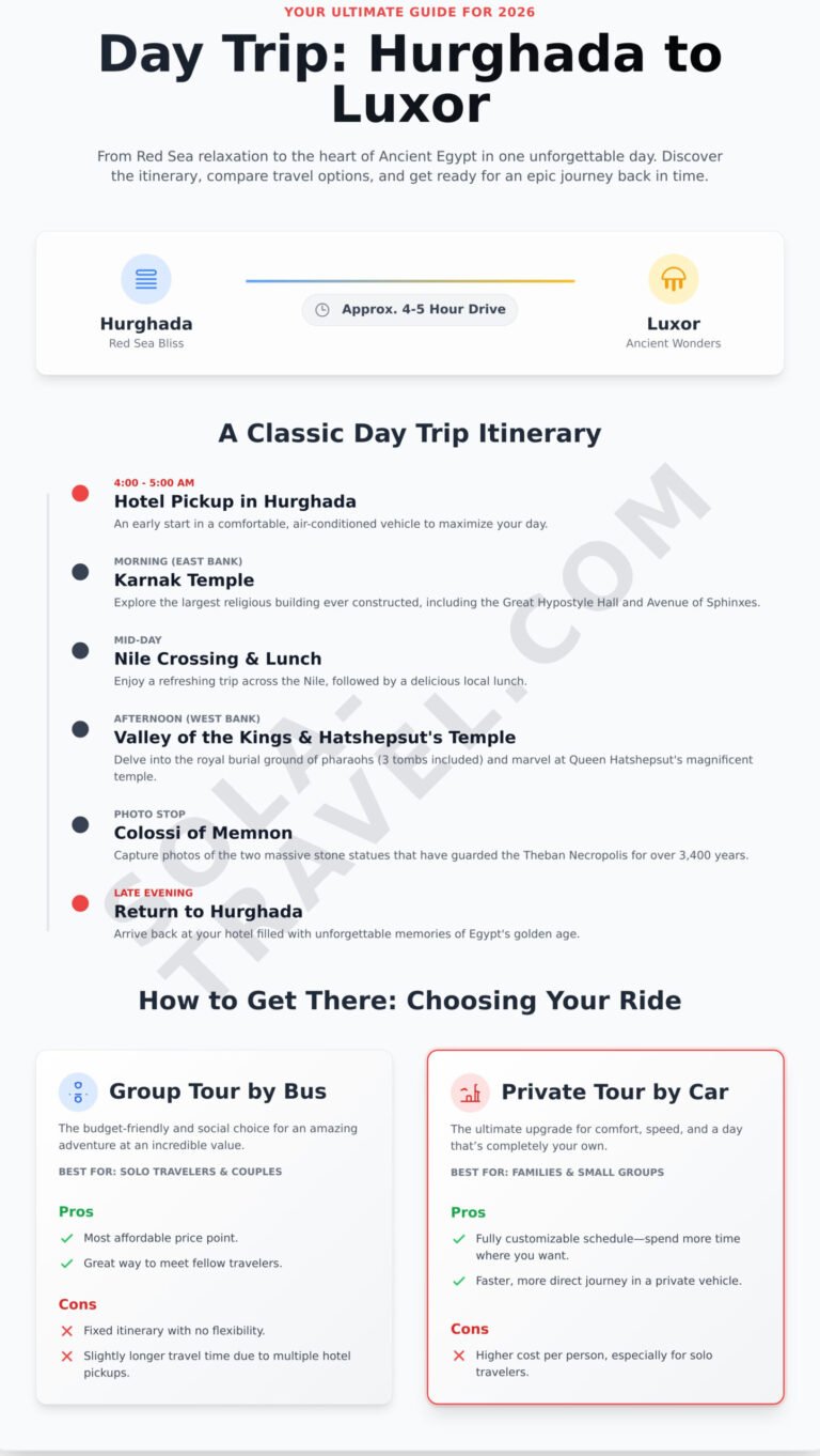 Day Trips from Hurghada to Luxor: The Ultimate 2026 Guide - Sola Travel